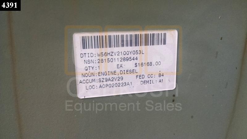 8V92TA Detroit Diesel Engine Complete - Oshkosh Equipment