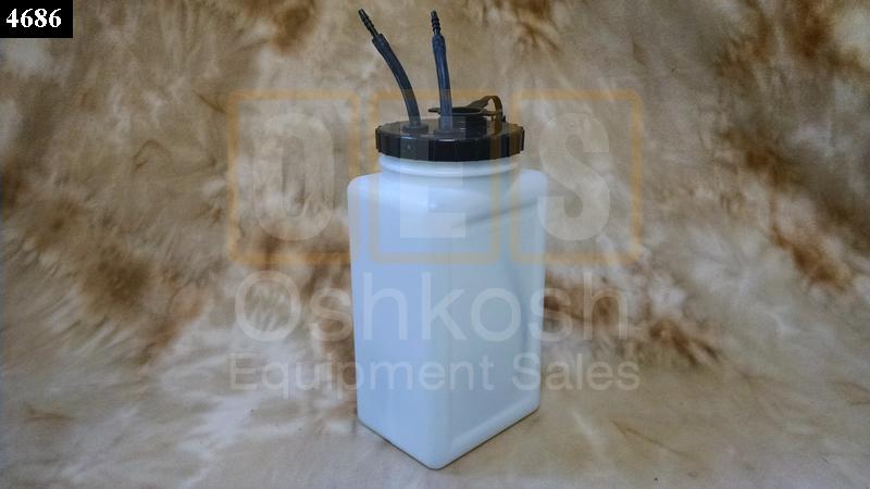 Windshield Washer Bottle Assembly with Pump and Lid - Oshkosh Equipment