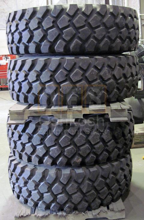 16.00R20 Michelin XZL on HEMTT w/ Adapters for 2.5 ton Rockwell Axles ...